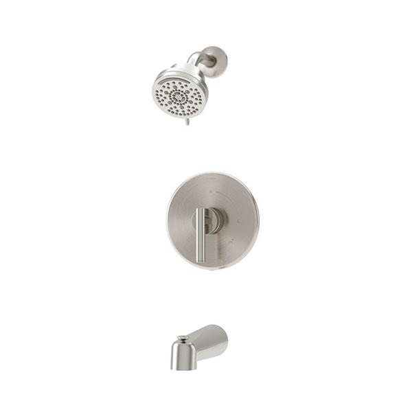 3592BSTNTRM Symmons Dia Tub And Shower Trim With 2.0 GPM Seven Function ...