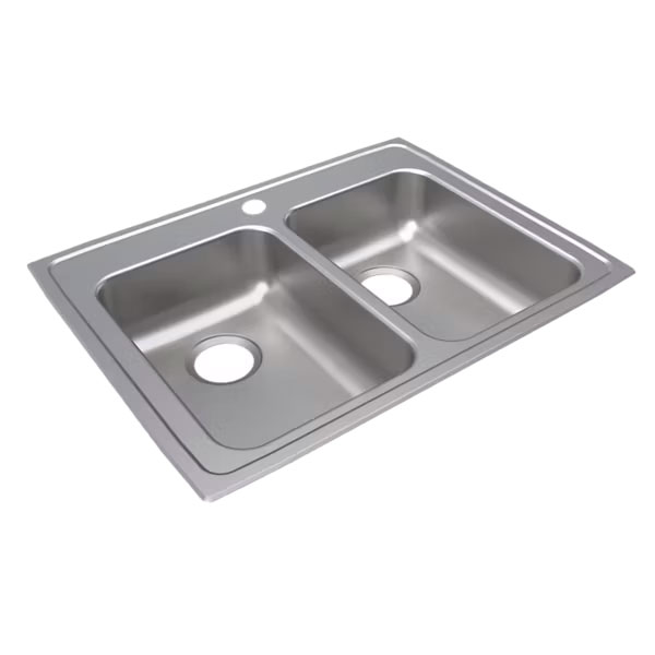 LRAD2922652 Elkay Lustertone 29" X 22" X 6-1/2" Drop-In Equal Double ...