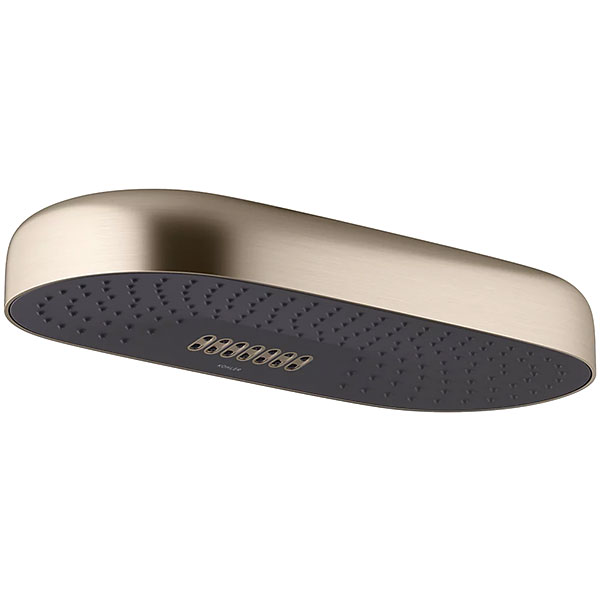26297-BV Kohler Statement 2.50 GPM Two-Function 18" Oblong Rainhead ...