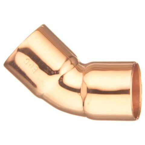 Mueller Industries - Wrot Copper Pipe 90 ° Elbow: 3/8" Fitting, C