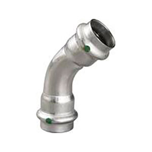 80470 Viega ProPress 2" Press X Press 316 Stainless Steel 45 Elbow With ...