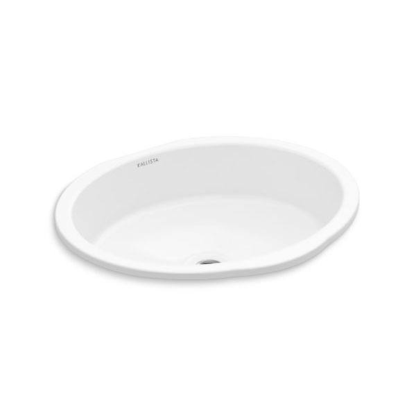 P74231-WO-0 Kallista Perfect Undermount Centric Oval Lavatory Sink With ...