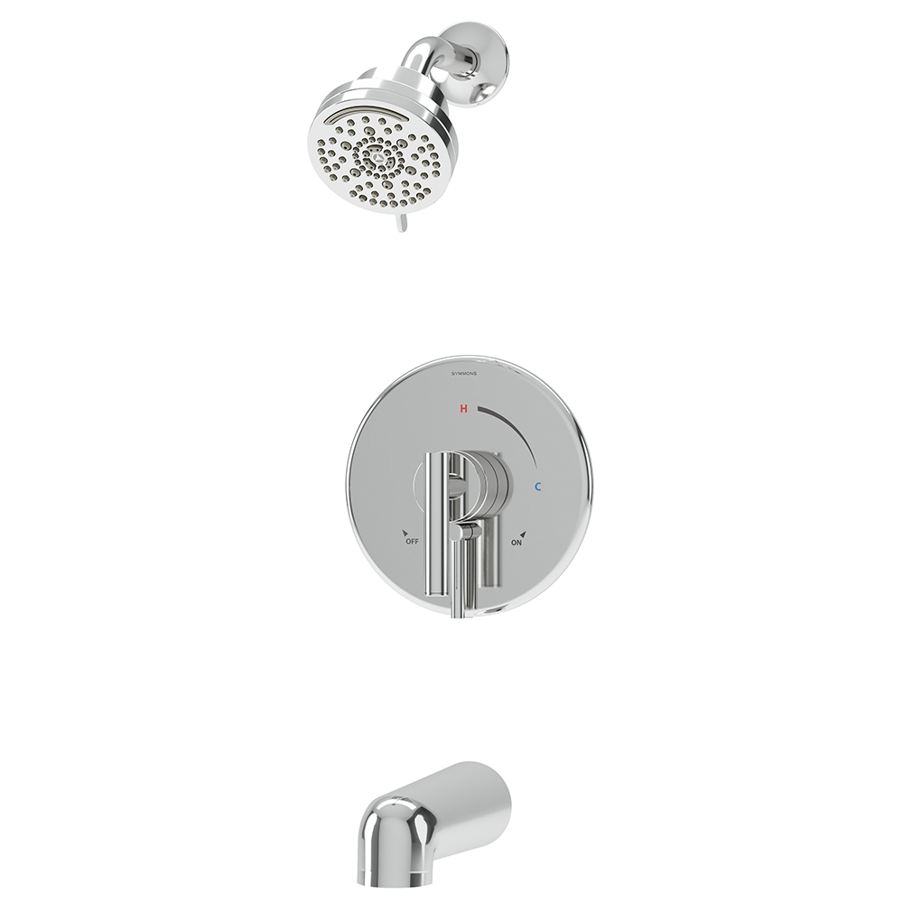 S3592B15TRM Symmons Dia 1.50 GPM HydroMersion VersaFlex Tub & Shower ...