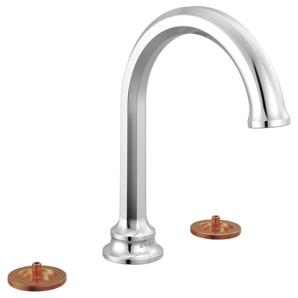 65365LF-PCLHP Brizo Beauclere 1.20 GPM Two Handle Widespread Arc Spout ...