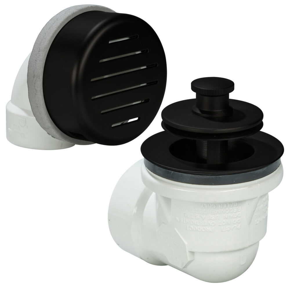 62280 IPS ABA2222MBHF Matte Black "Classic" High-Flow Waste & Overflow ...