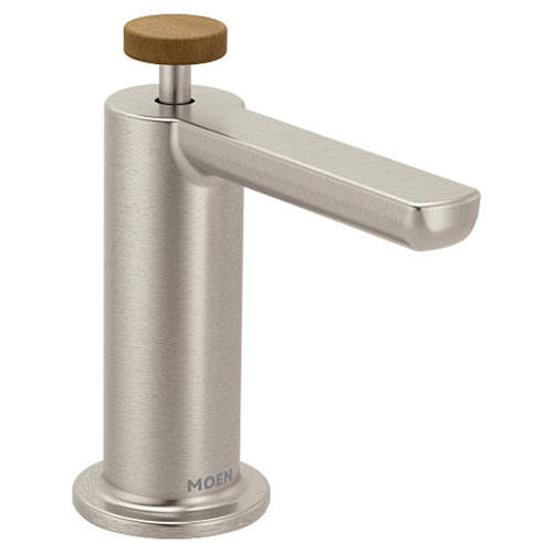 The Granite Group | S3951SRS Moen Tenon Soap Dispenser With 18 Ounce ...