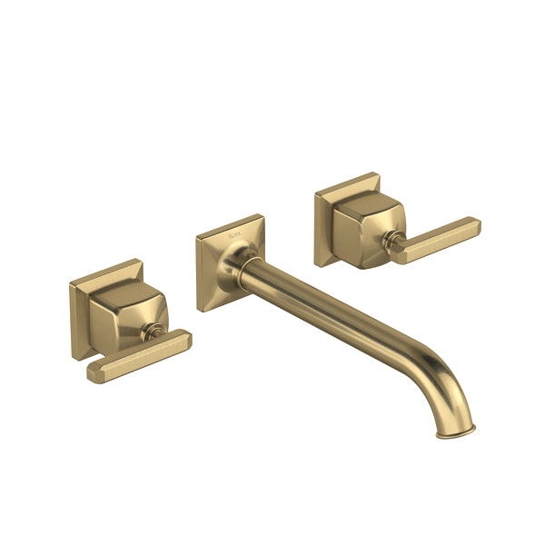 TAP08W3LMAG Rohl Apothecary 1.20 GPM Three-Hole Widespread Wall Mount ...