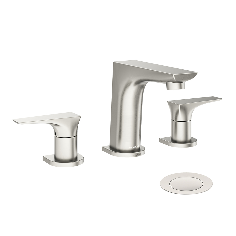 SLW4912STNPP Symmons Verity 1.0 GPM Widespread Three Hole Lavatory ...