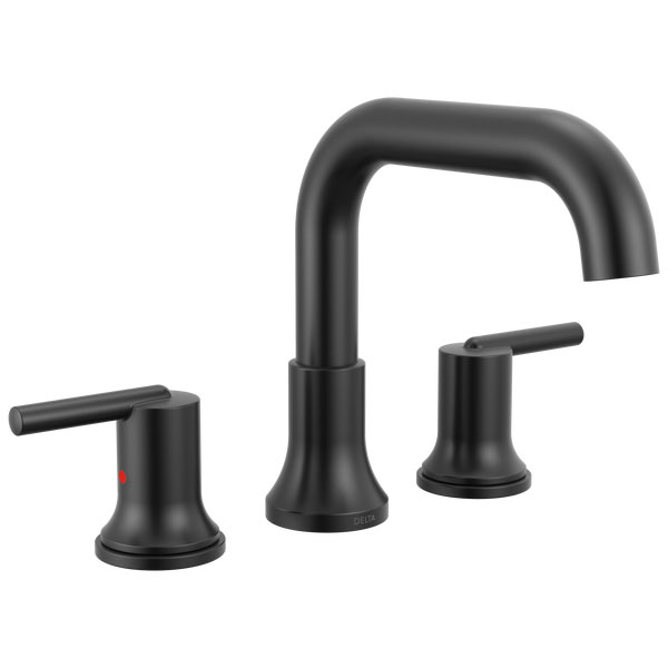 T2754-BL Delta Trinsic Three-Hole Deck Mount ADA Roman Tub Trim Matte ...