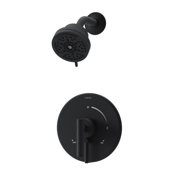 S3591BMBTRM Symmons Dia HydroMersion Shower Trim With 2.0 GPM Seven ...