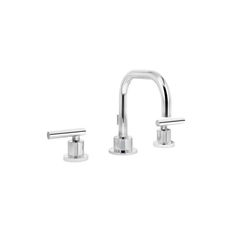 SLW-3512-1.5 Dia Two Handle Widespread Lavatory Faucet Polished Chrome ...