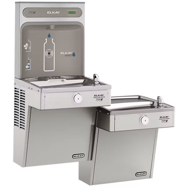 The Granite Group | VRCGRNTL8WSK Elkay ezH2O Bottle Filling Station And Bi-Level High Efficiency ...