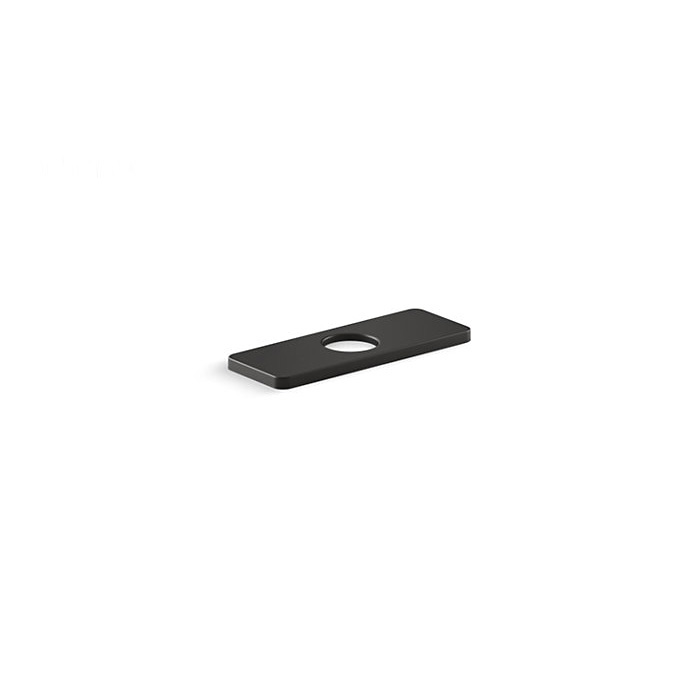 23481-BL Kohler Parallel Faucet Escutcheon Plate Matte Black | The ...