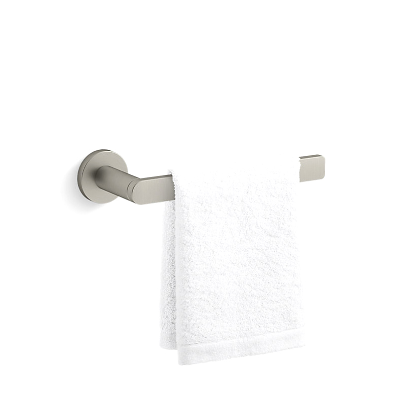 73145-BN Kohler Composed 8" Towel Arm Vibrant Brushed Nickel | The ...