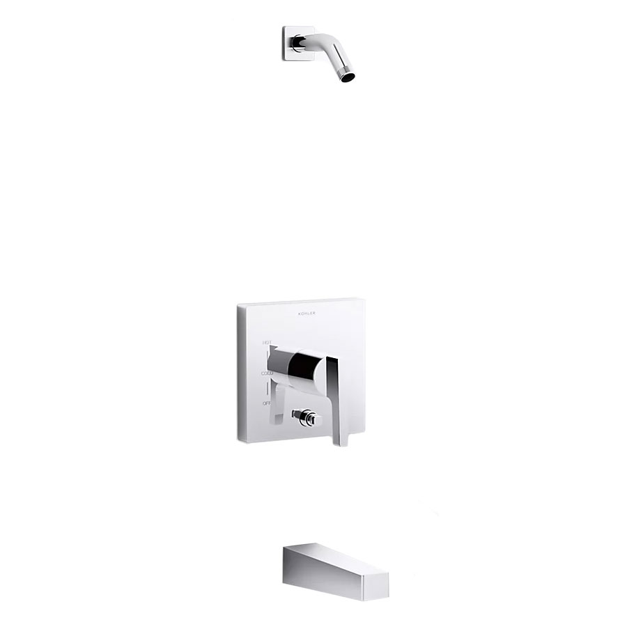T99763-4L-CP Kohler Honesty Rite-Temp Tub And Shower Trim Less ...
