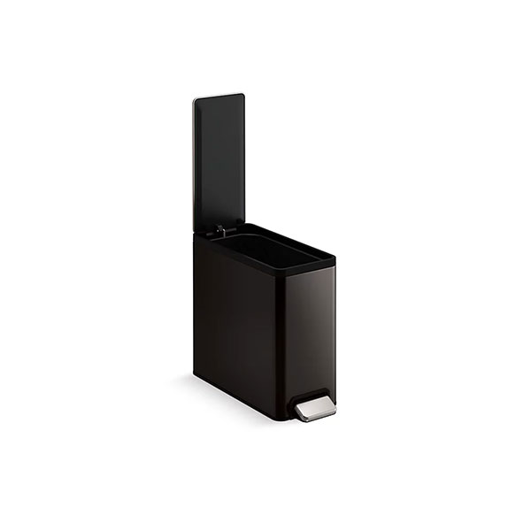 20957-BST Kohler 2.5 Gallon Slim Step Trash Can Black Stainless | The ...